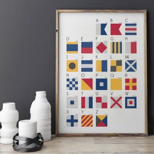 International Maritime Signal Flags and Phonetic Alphabet Chart ...