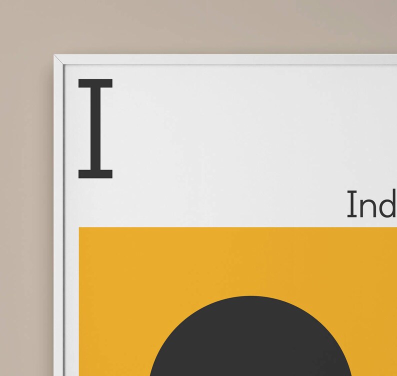 Letter I // International Maritime Signal Flags // Navy Flag - Etsy