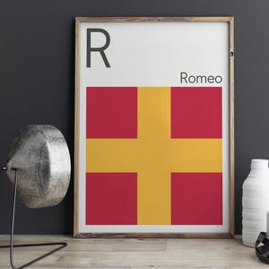 Letter R // International Maritime Signal Flags // Navy Flag Letter ...