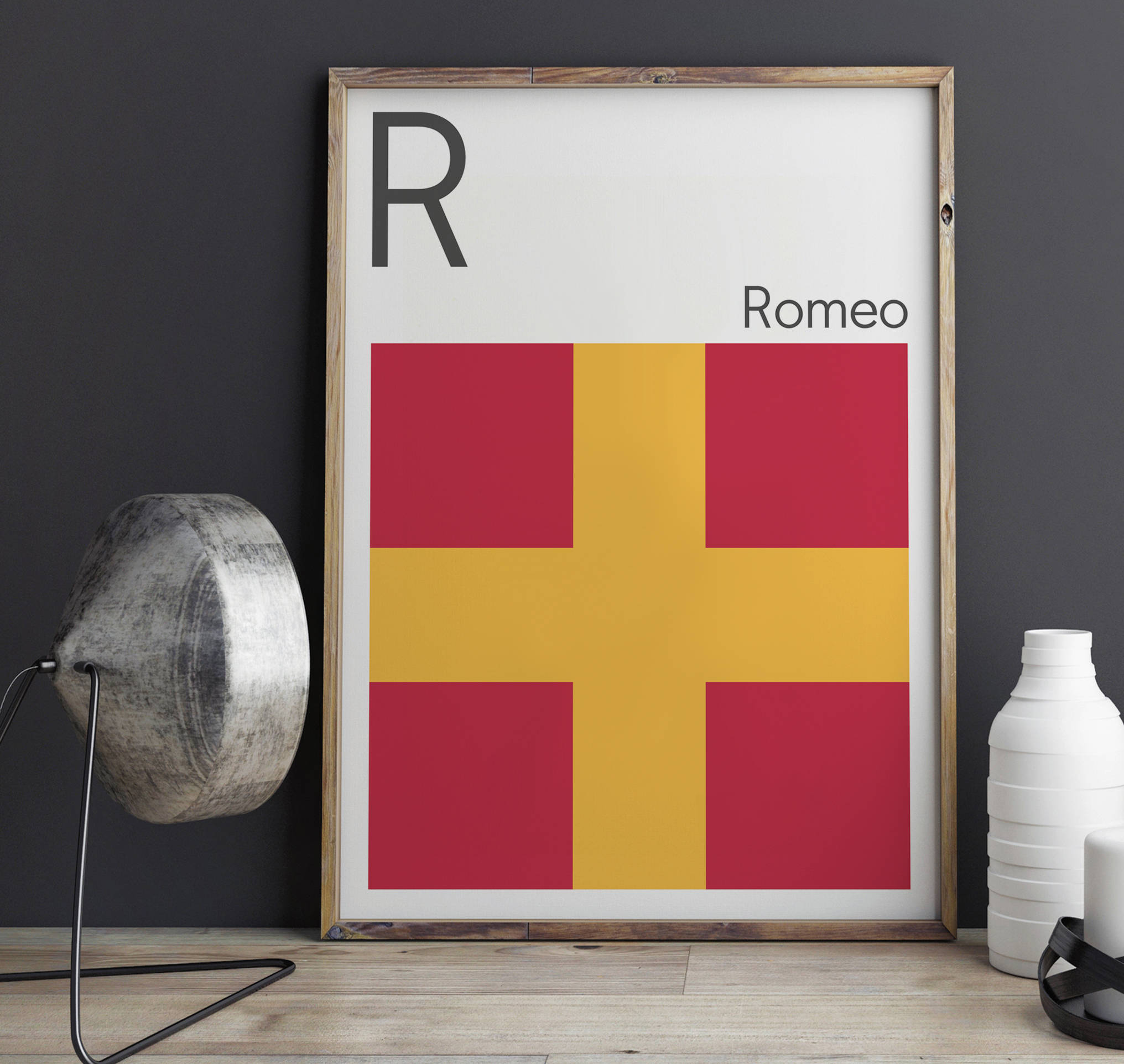 Letter R // International Maritime Signal Flags // Navy Flag | Etsy