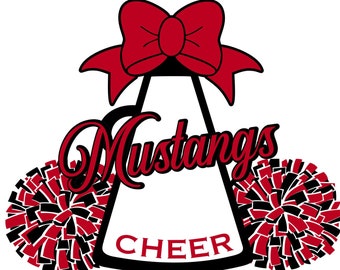 Mustangs Cheer MOM SVG - Etsy