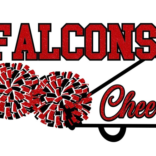 Falcons Svg Cheer SVG Dxf Eps JPG PNG Htv Clip Art - Etsy