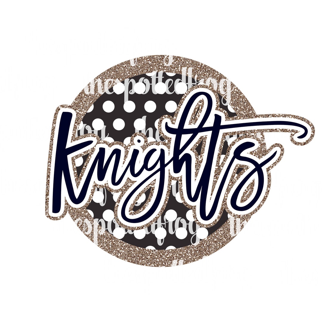 Knights Polka Dots Glitter PNG - Etsy