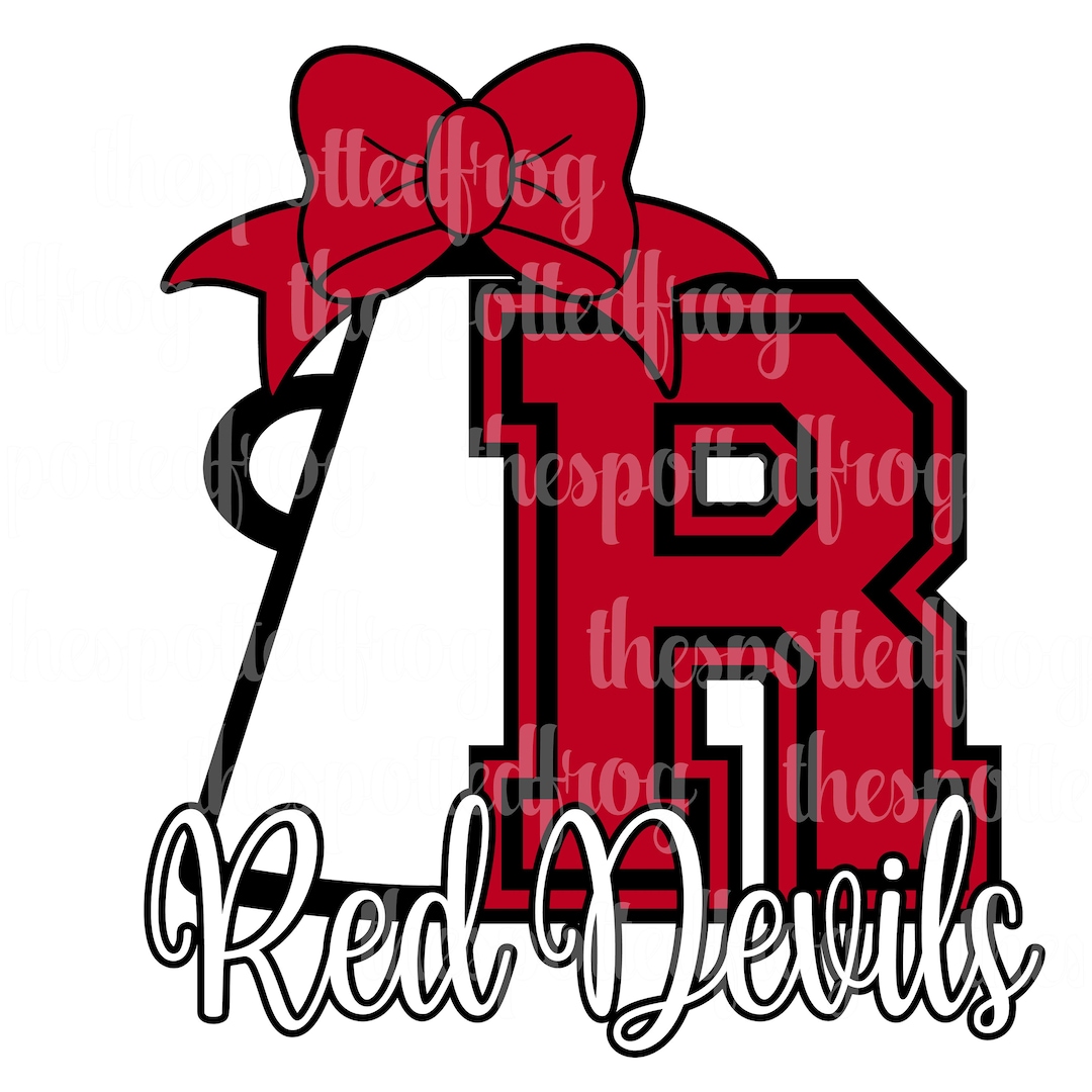 Red Devils Cheer SVG/PNG - Etsy