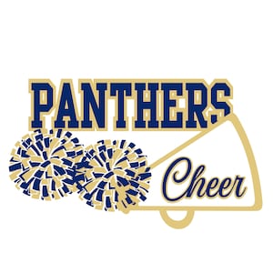 Panthers Cheer SVG/PNG - Etsy