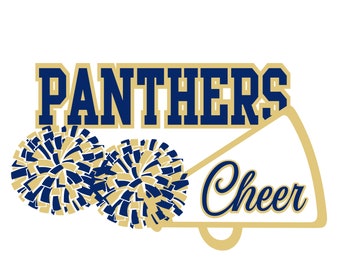Cheer Svg Panther Cheer Svg Cheerleading Panther Panthers - Etsy