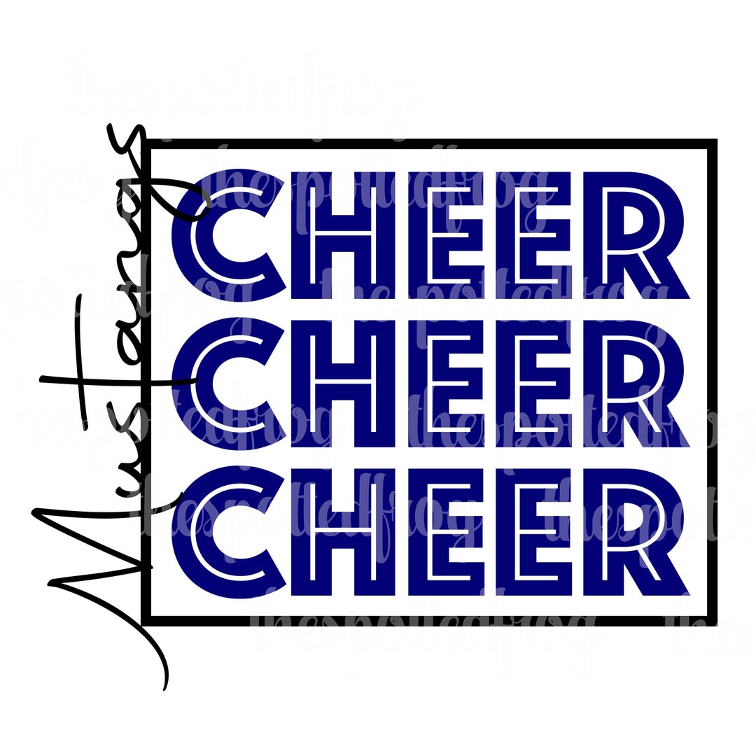 Mustangs Cheer SVG/PNG - Etsy