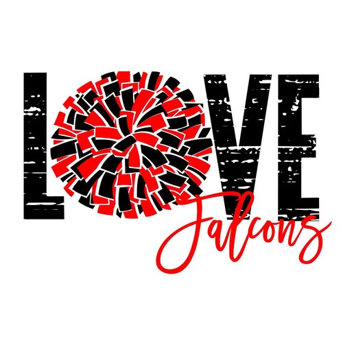 Falcons Cheer SVG - Etsy