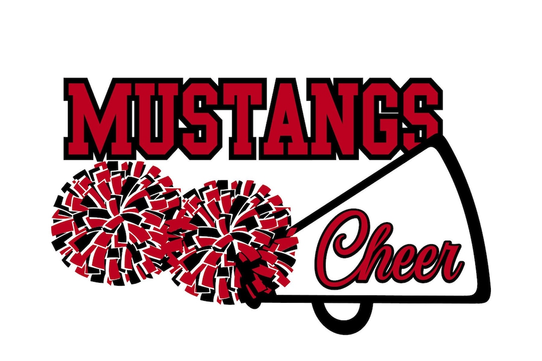 Mustangs Cheer SVG - Etsy