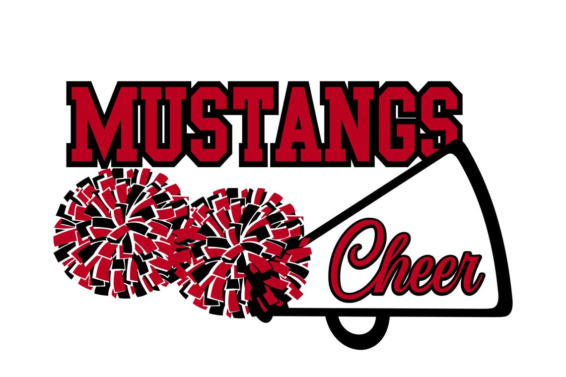 Mustangs Cheer SVG - Etsy