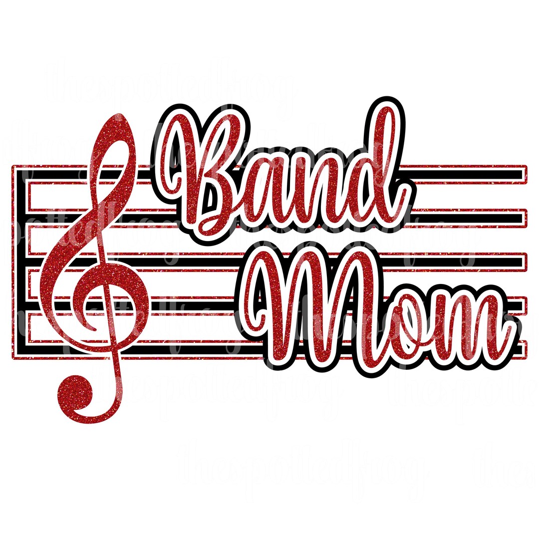 Band MOM SVG/PNG - Etsy