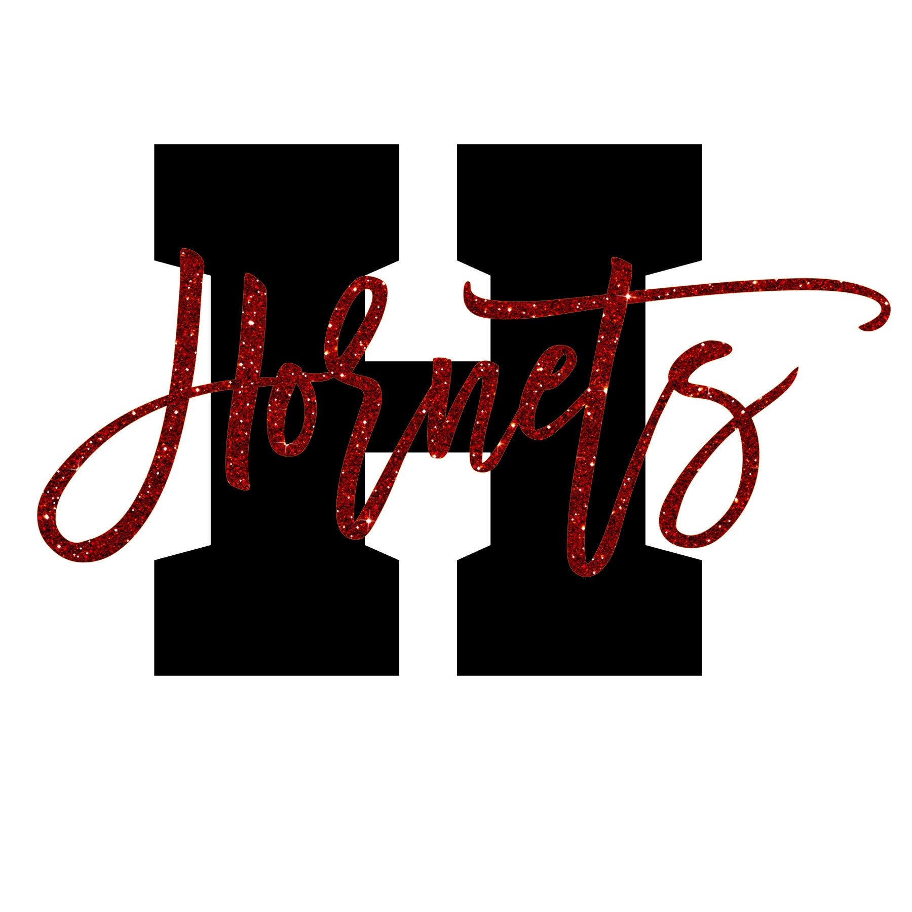 Hornets SVG script digital design download | Etsy