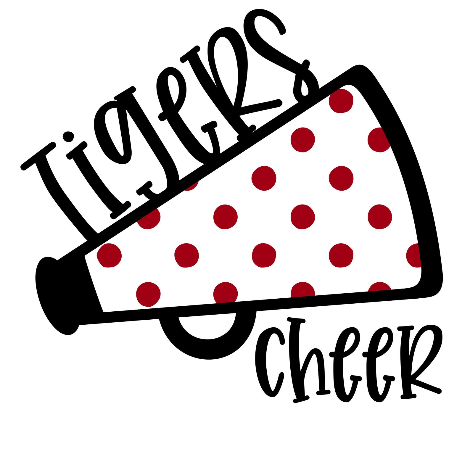 Tigers Cheer Polka Dots SVG/PNG - Etsy