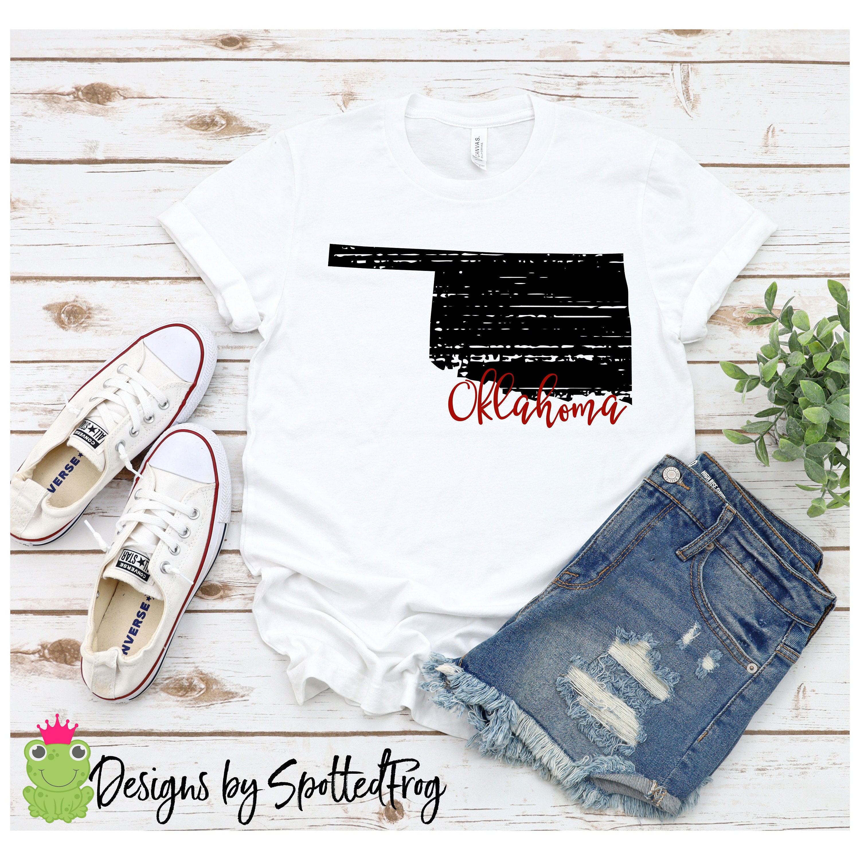 Distressed Oklahoma SVG/PNG - Etsy