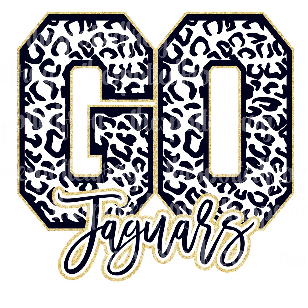 GO Jaguars Leopard SVG/PNG - Etsy