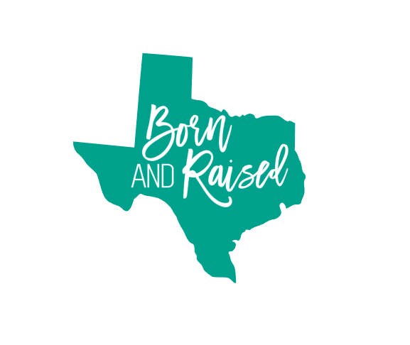 Texas Born and Raised SVG - Etsy