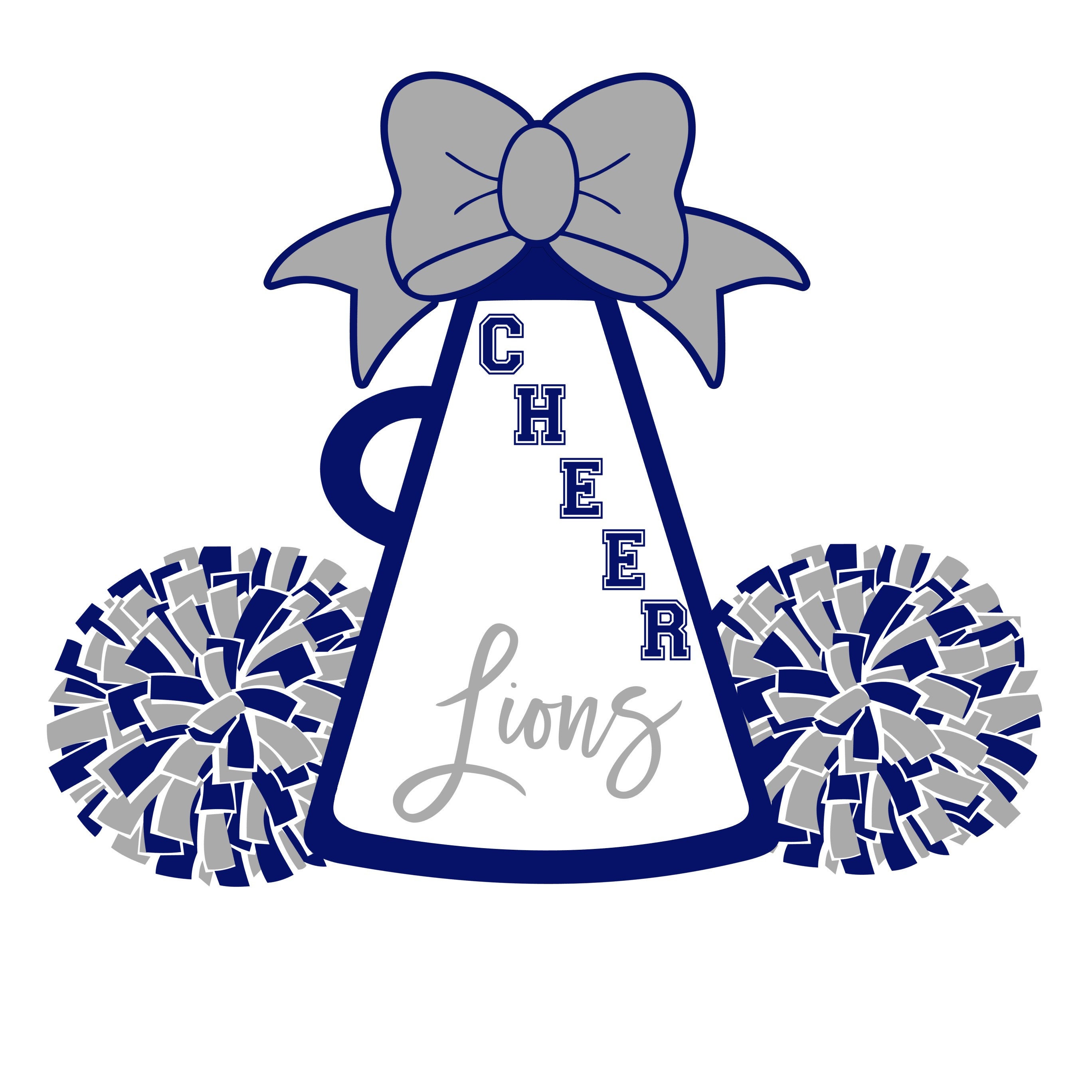 Lions Cheer SVG - Etsy