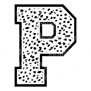 Dalmatian Alphabet Letter Set PNG - Etsy