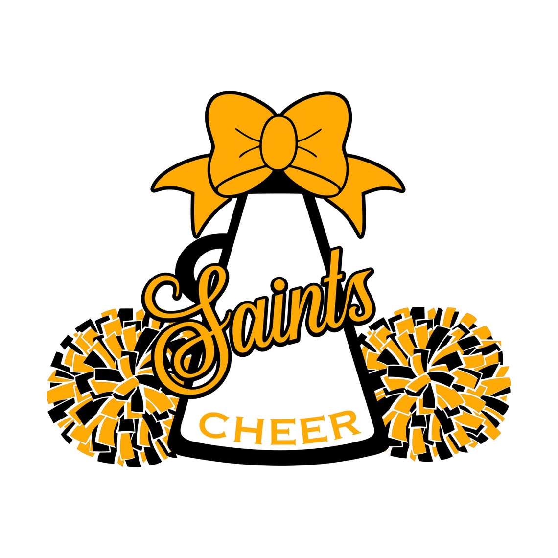 Saints Cheer SVG - Etsy