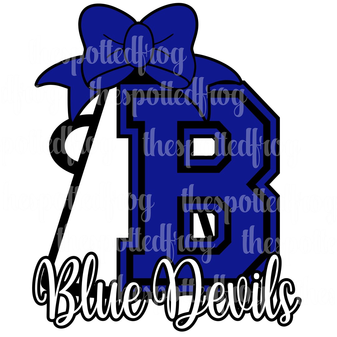Blue Devils Cheer SVG/PNG - Etsy