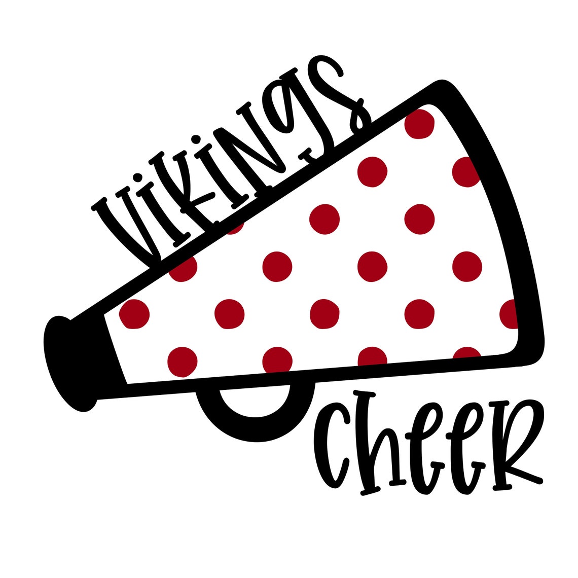 Vikings Cheer Polka Dots SVG/PNG - Etsy