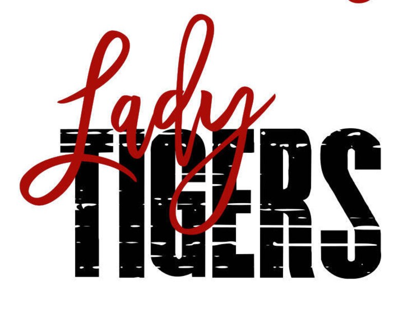 Lady Tigers Distressed SVG - Etsy