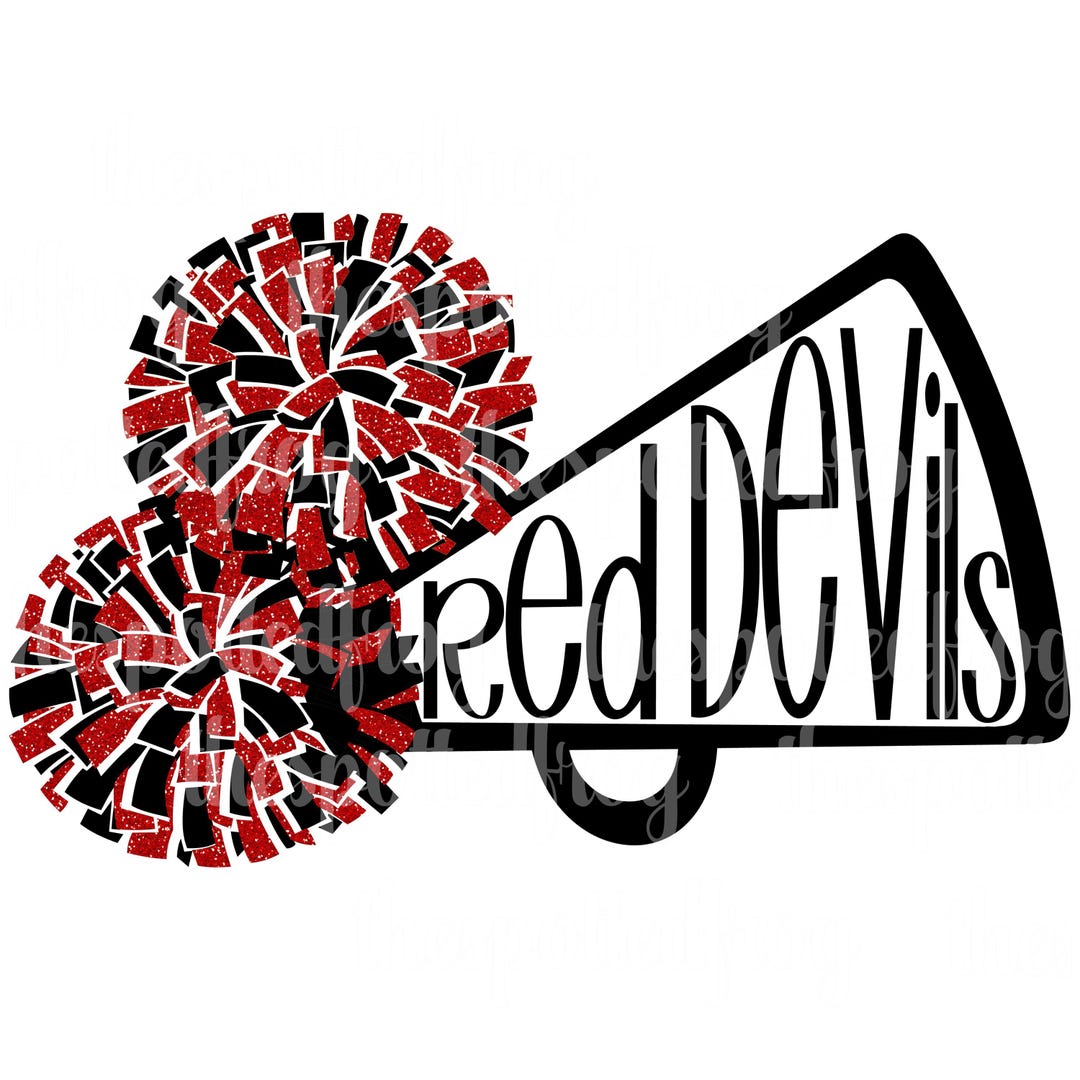 Red Devils Cheer SVG/PNG - Etsy