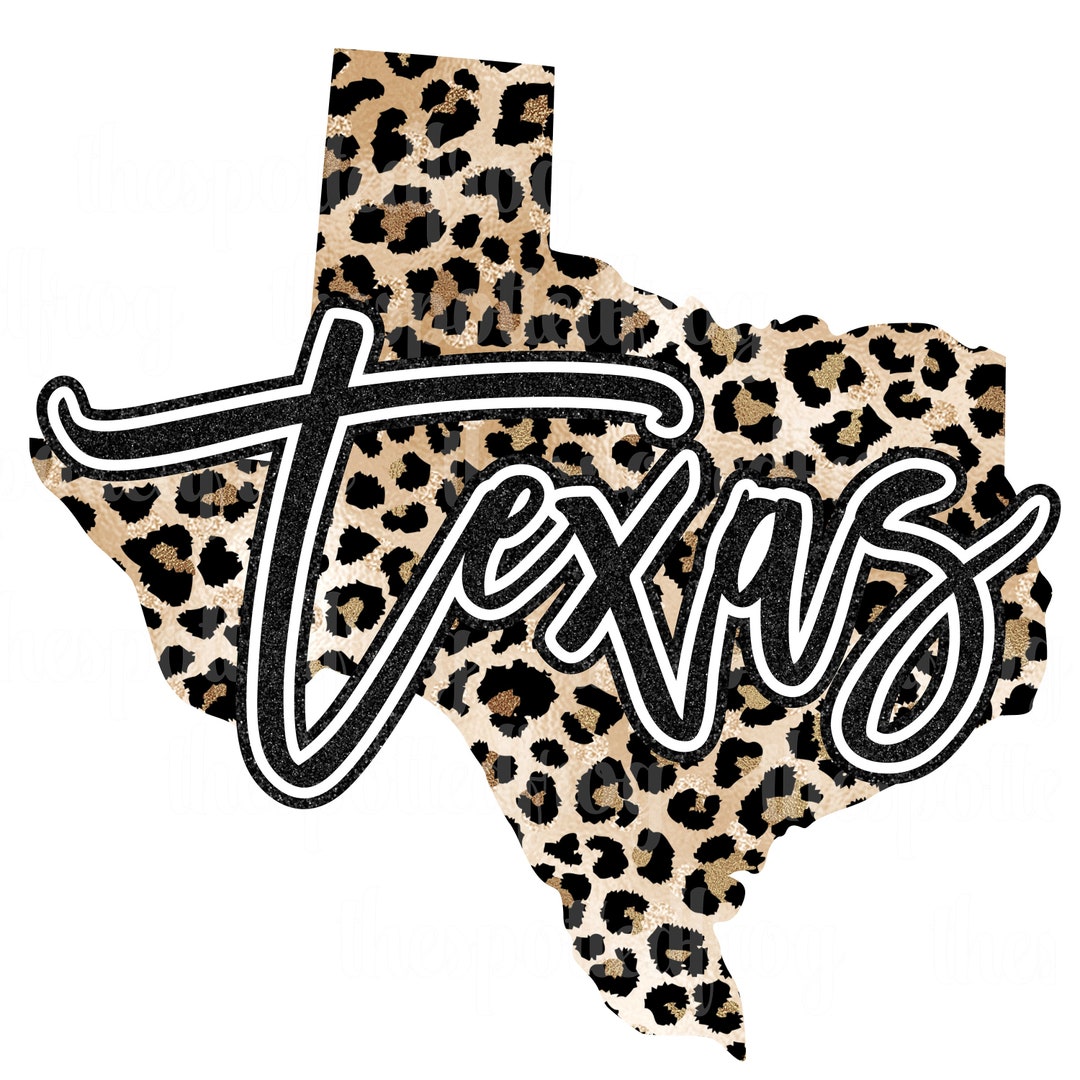 Texas Cheetah PNG - Etsy
