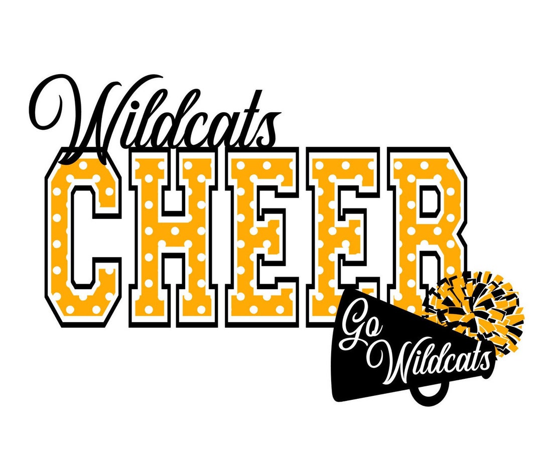 Wildcats Cheer SVG - Etsy