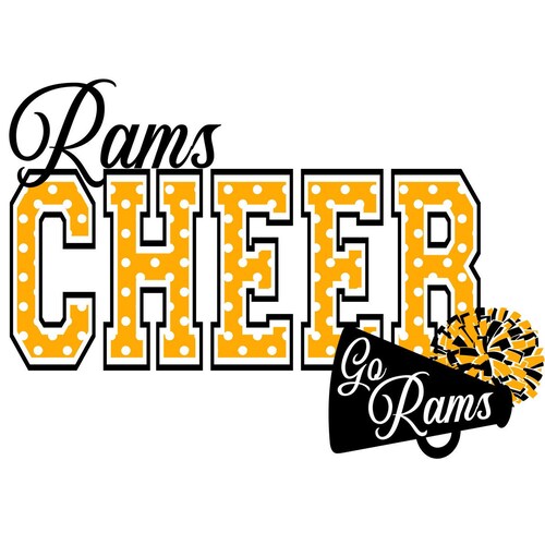 Rams Cheer SVG - Etsy