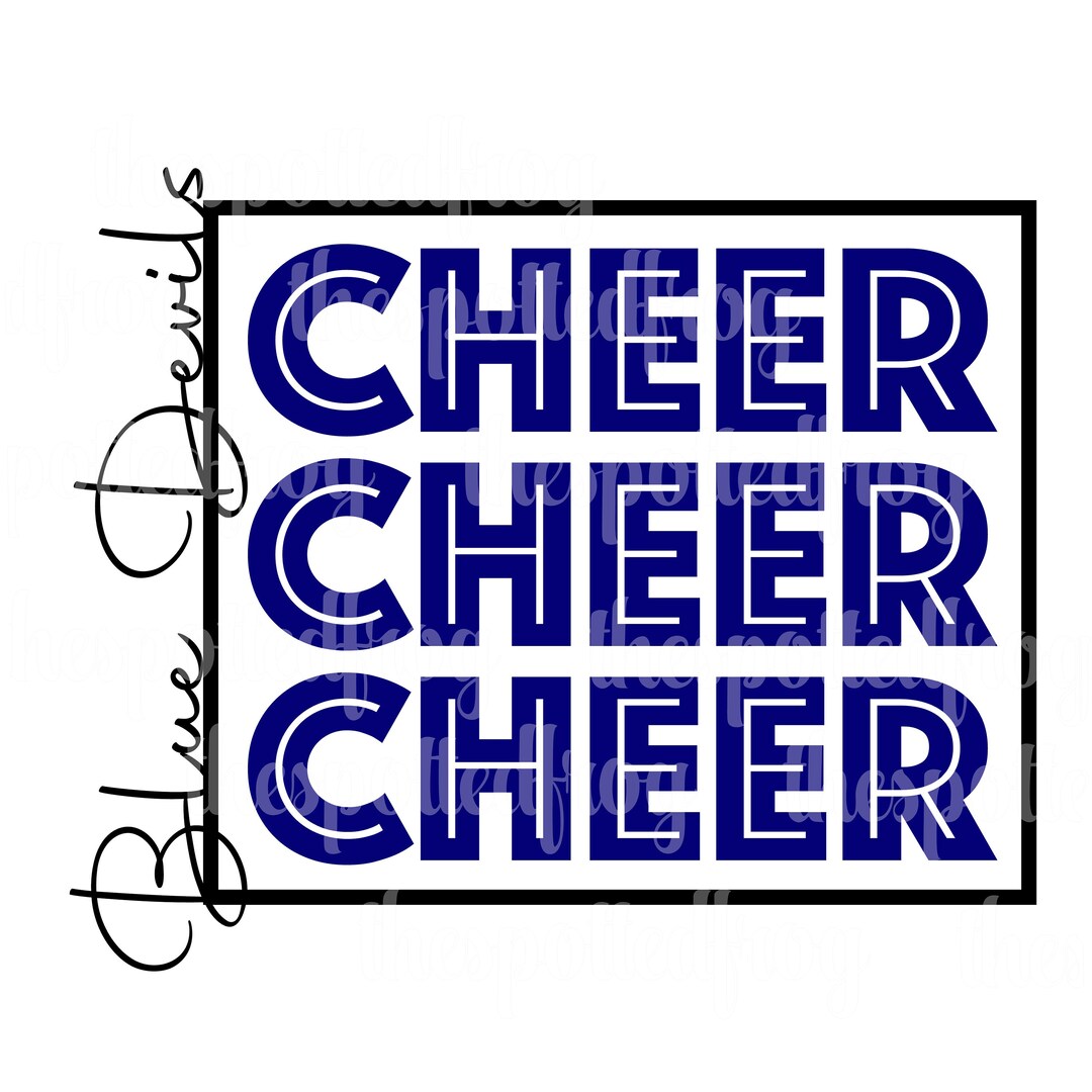 Blue Devils Cheer SVG/PNG - Etsy