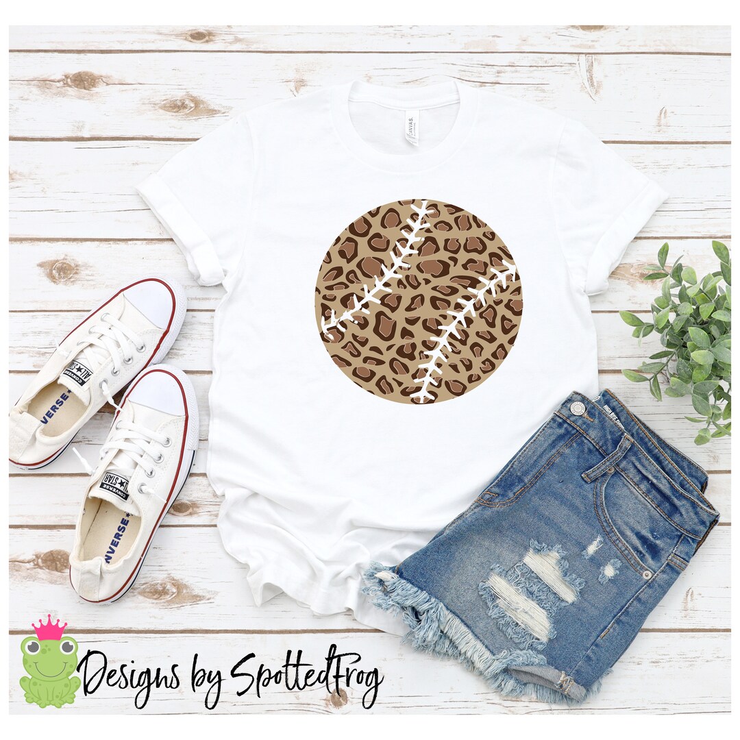 Cheetah Print Baseball SVG/PNG - Etsy