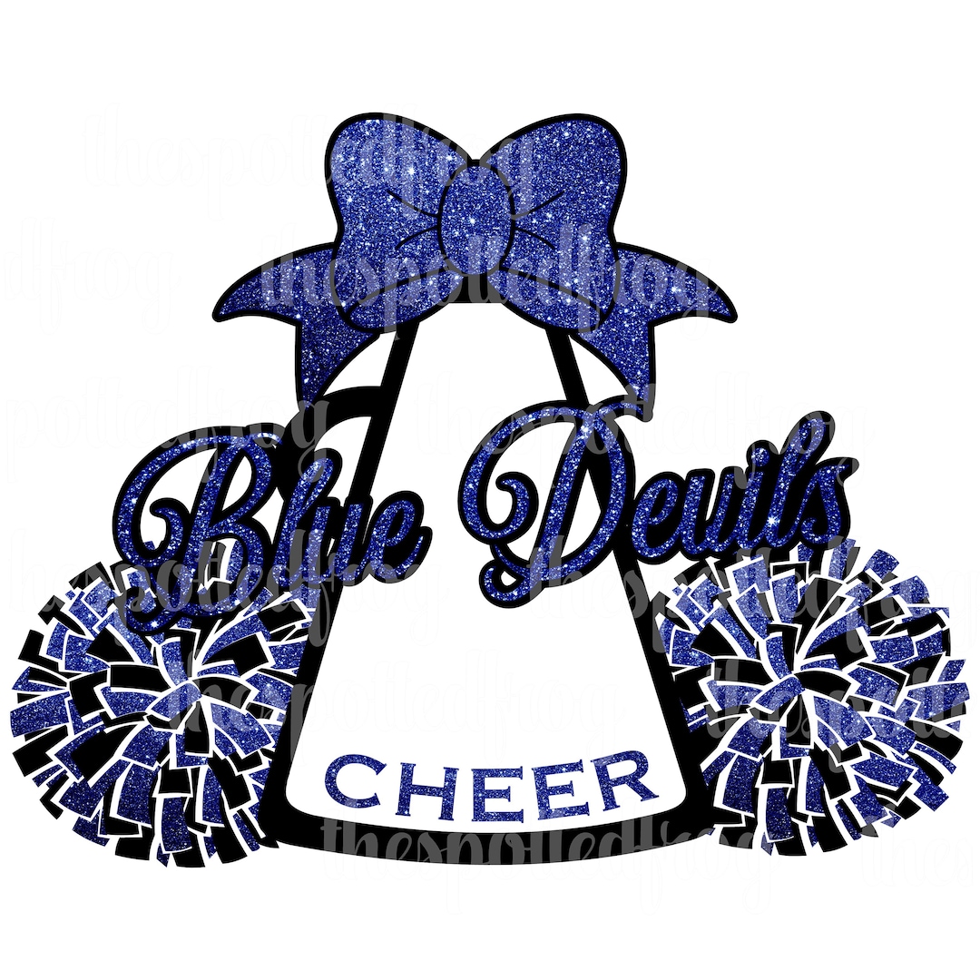 Blue Devils Cheer SVG/PNG - Etsy