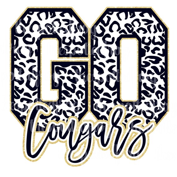 GO Cougars Leopard SVG/PNG - Etsy