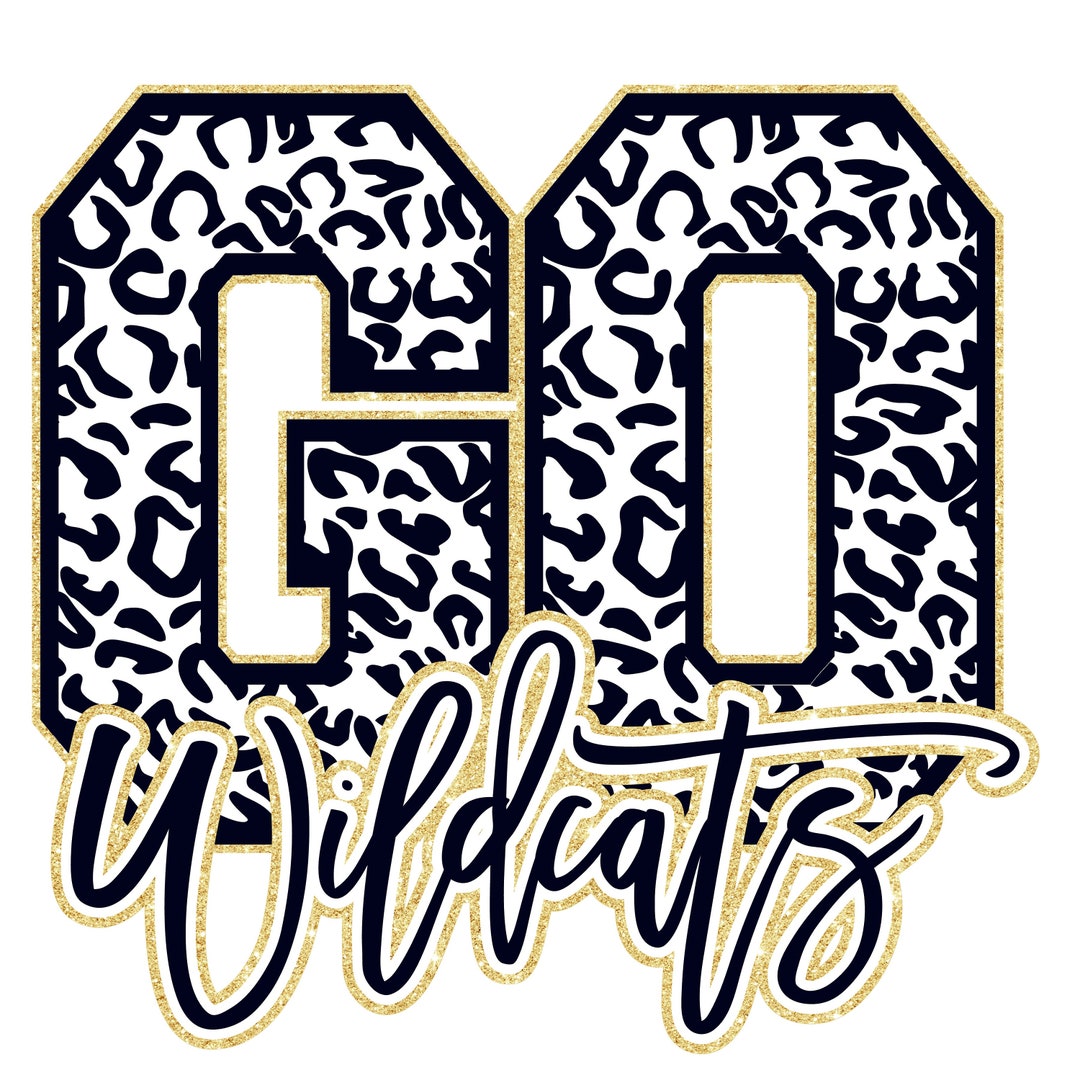 Go Wildcats Leopard PNG/SVG - Etsy