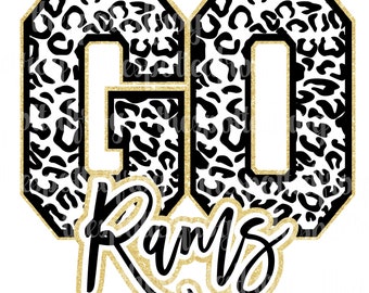 Go Rams Leopard Svg, Go Rams Football Svg, Run Rams Svg, Cheer Mom T ...