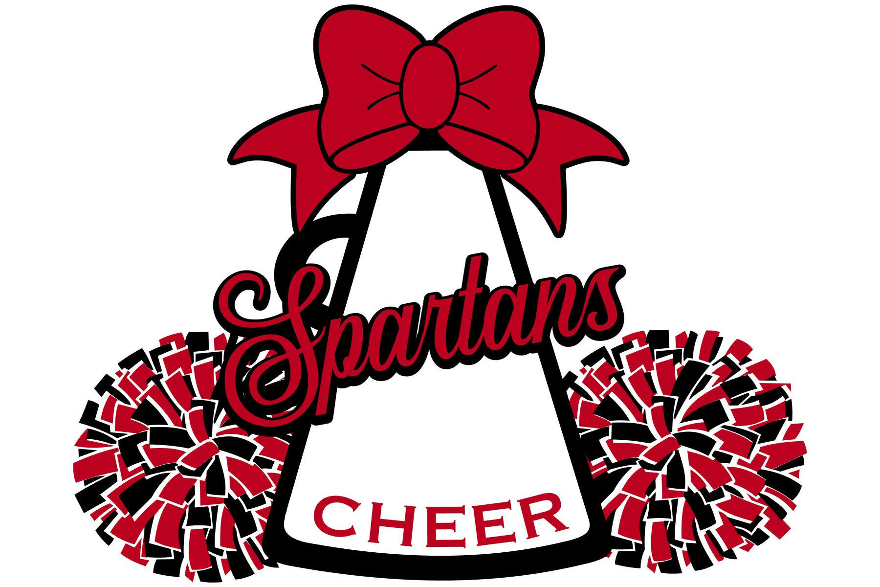 Spartan Cheer Spartans Cheerleading with Optional Base Made in USA ...