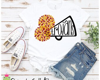 Trojans Cheer Svg. Trojan Cheerleading Svg, Trojans Cheerleading Svg ...