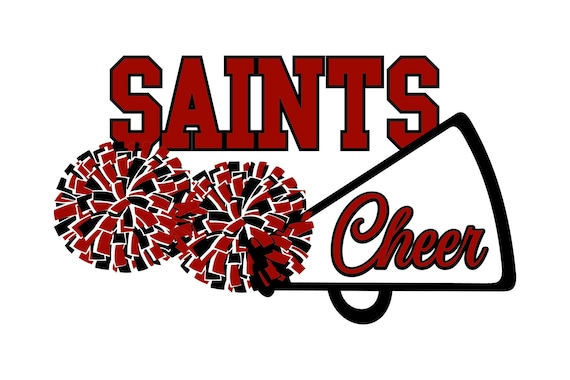 Saints Cheer SVG - Etsy
