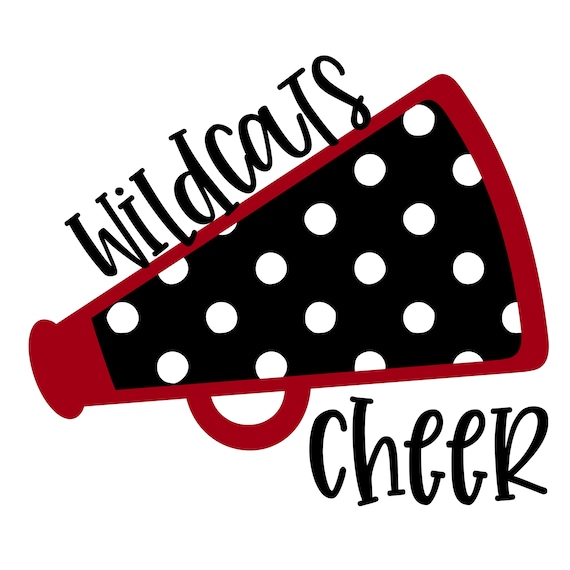 Wildcats Cheer Polka Dots SVG/PNG | Etsy