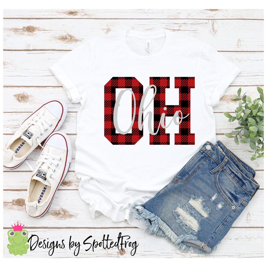 Ohio Buffalo Plaid SVG/PNG - Etsy