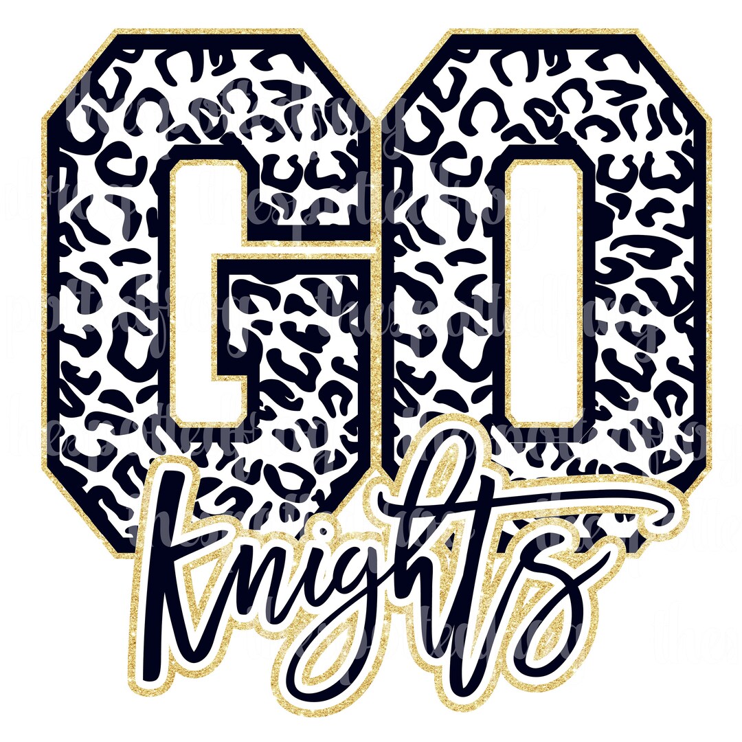GO Knights Leopard SVG/PNG - Etsy