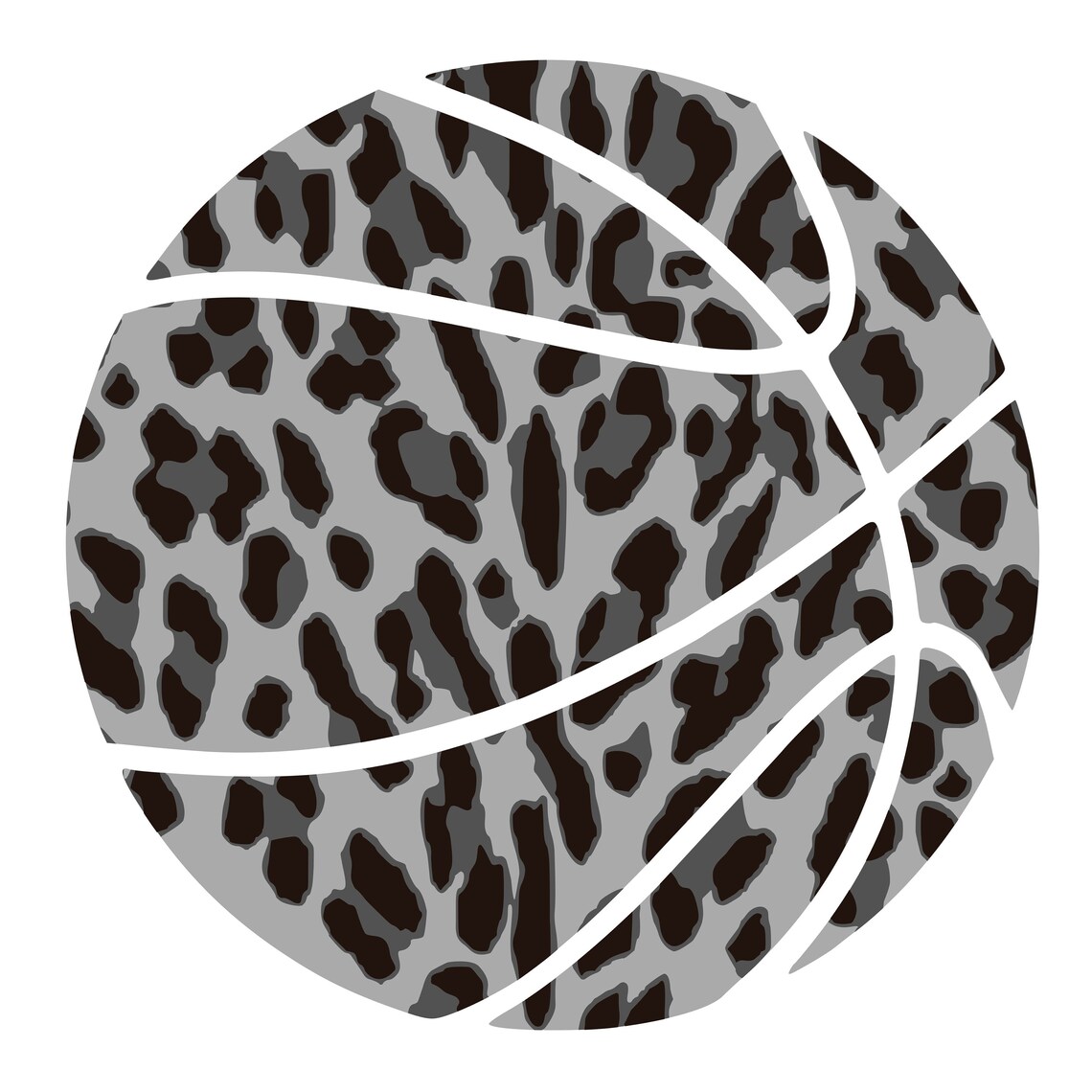 Leopard Print Basketball SVG/PNG - Etsy