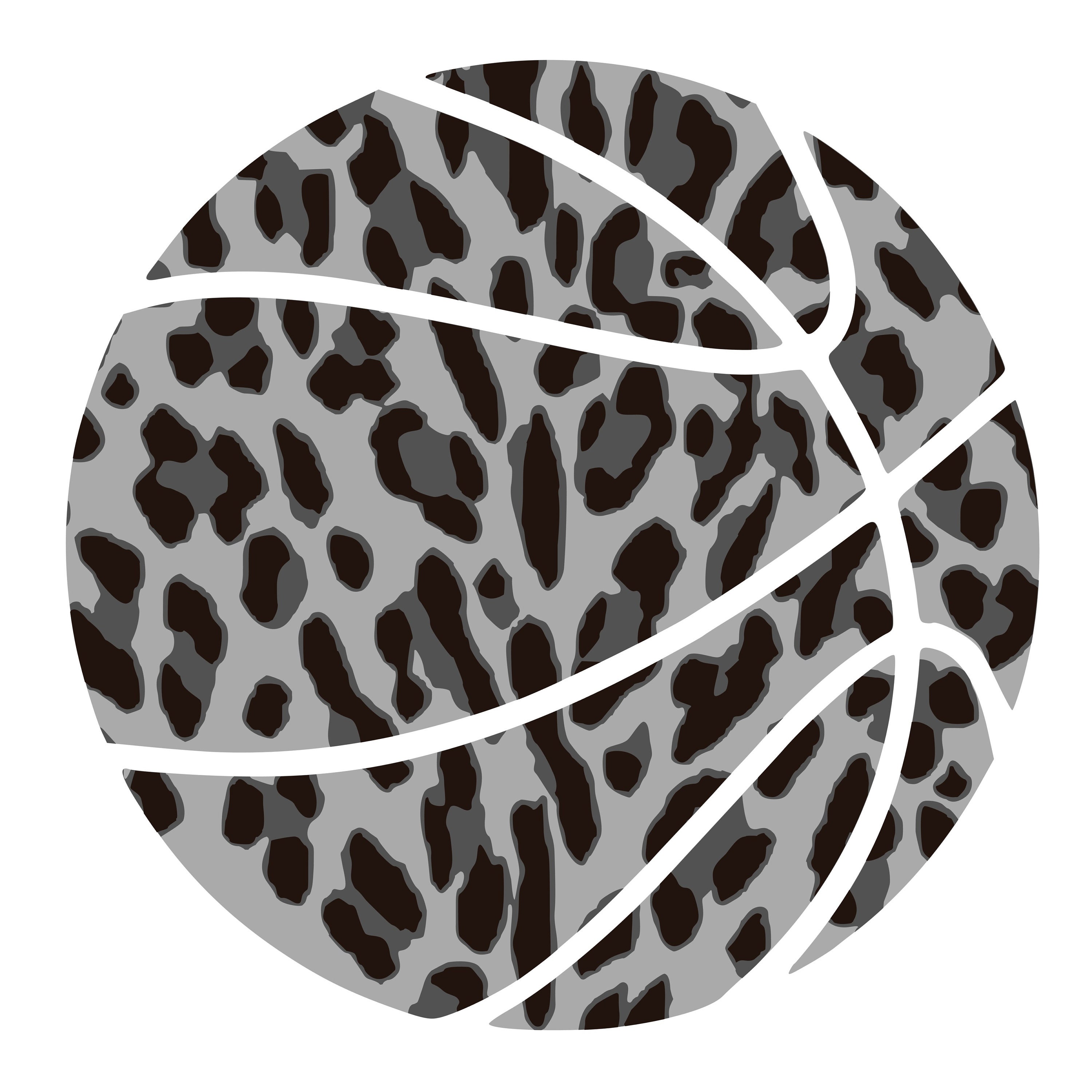 Leopard Print Basketball SVG/PNG - Etsy