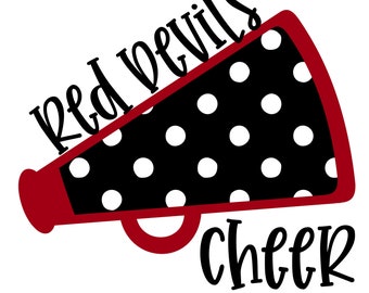 Red Devils Cheer Svg | Etsy