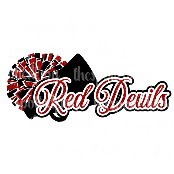 Red Devils Cheer SVG/PNG - Etsy