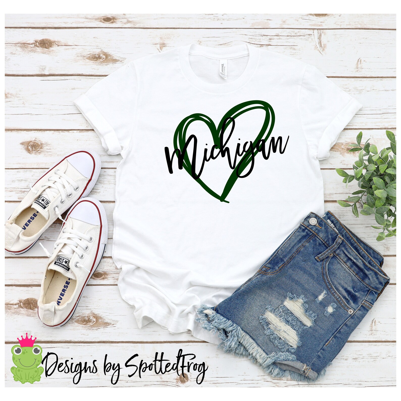 Michigan Heart SVG/PNG | Etsy
