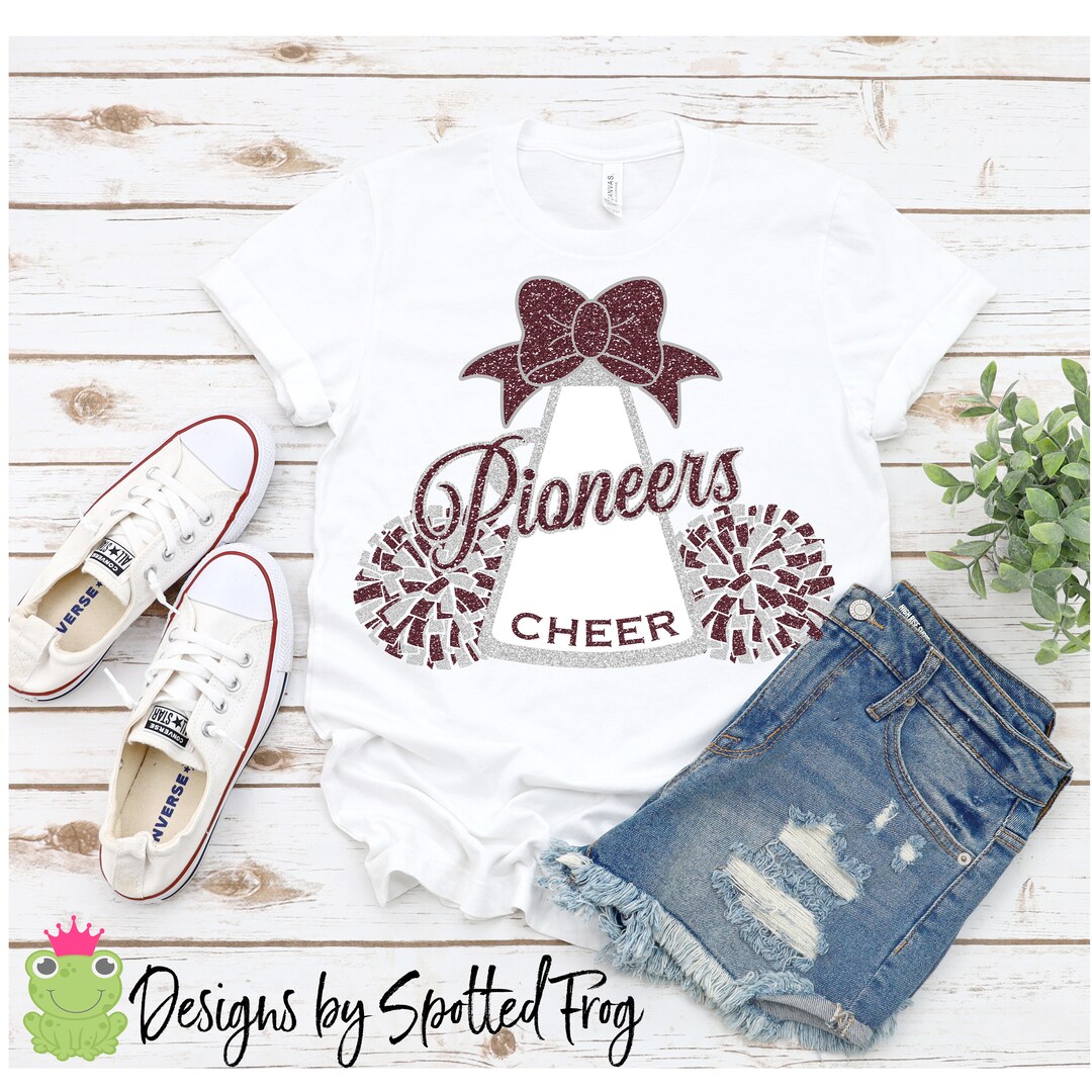 Pioneers Cheer SVG/PNG - Etsy