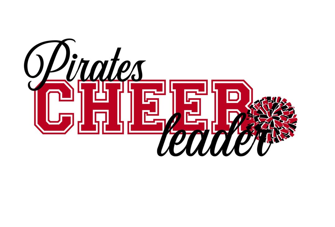 Pirates Cheerleader SVG - Etsy