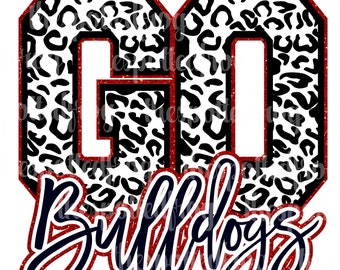 GO BULLDOGS CHEER Svg and Png - Etsy